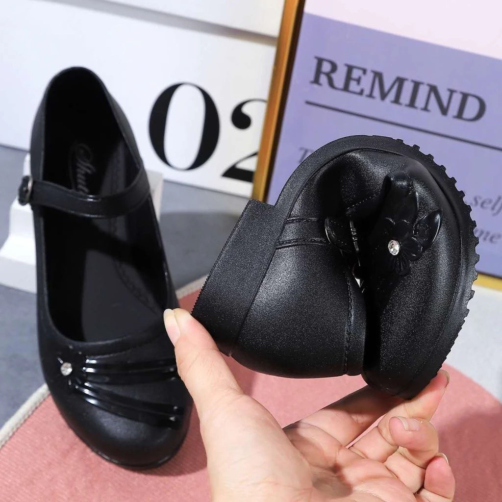 Kids School Black Shoes Formal Students Shoes Girls Black For Women And ...