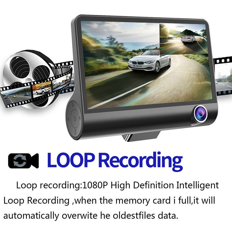DDPAI Car Dash Cam For Car 360 Degrees With Night Vision 1080p Front ...