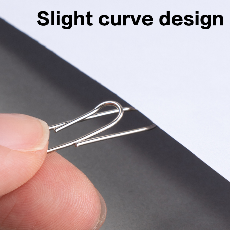 Deli 300Pcs 28mm/25mm Metal Paper Clips School Supplies Office Supplies ...