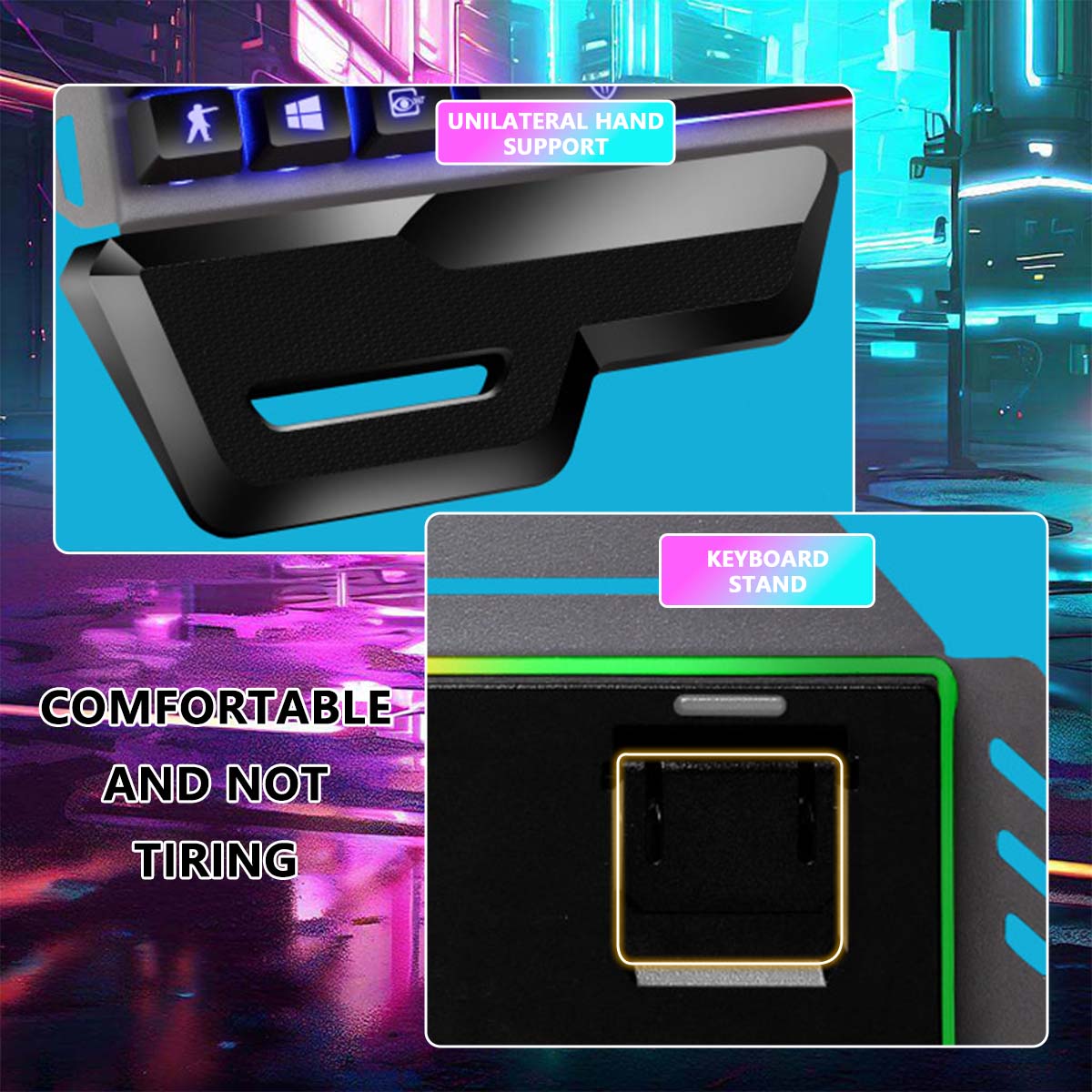 GK70 RGB Gaming Keyboard And Mouse Set With 104 Keys Backlight Wired ...