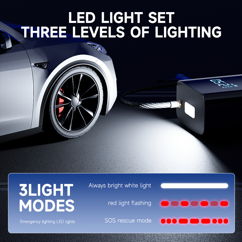 Cozzy Portable Tire Inflator Air Mini Pump For Car Air Compressor Car Tire Inflator For Bicycle ...