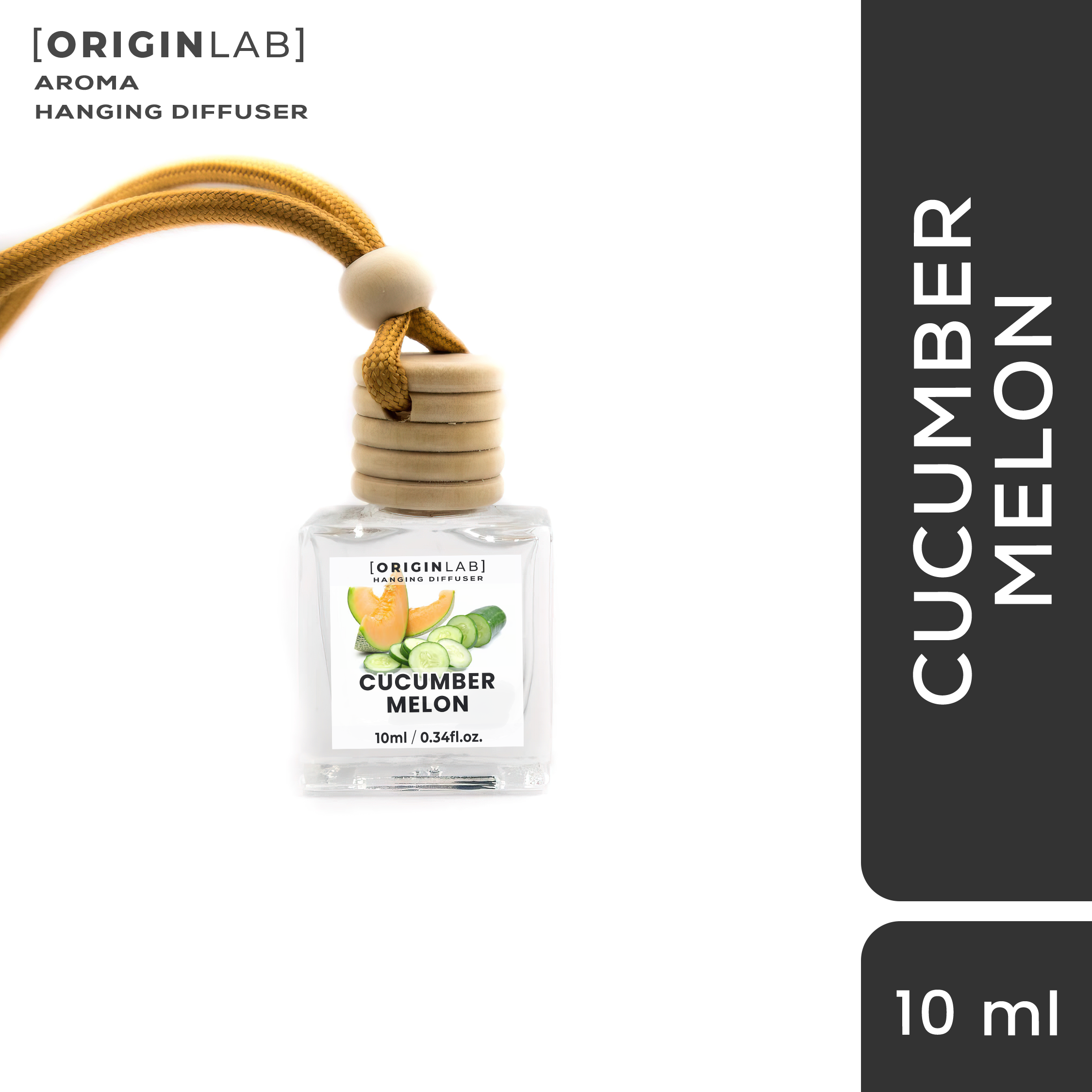 OriginLab- CUCUMBER MELON Hanging Diffuser - Car Freshener - Air ...