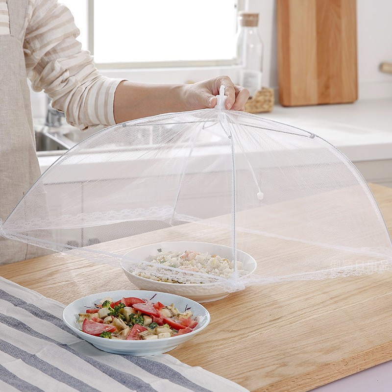 Foldable Food Mesh Cover Tent Pop-Up Table Umbrella Picnic Insect-proof ...