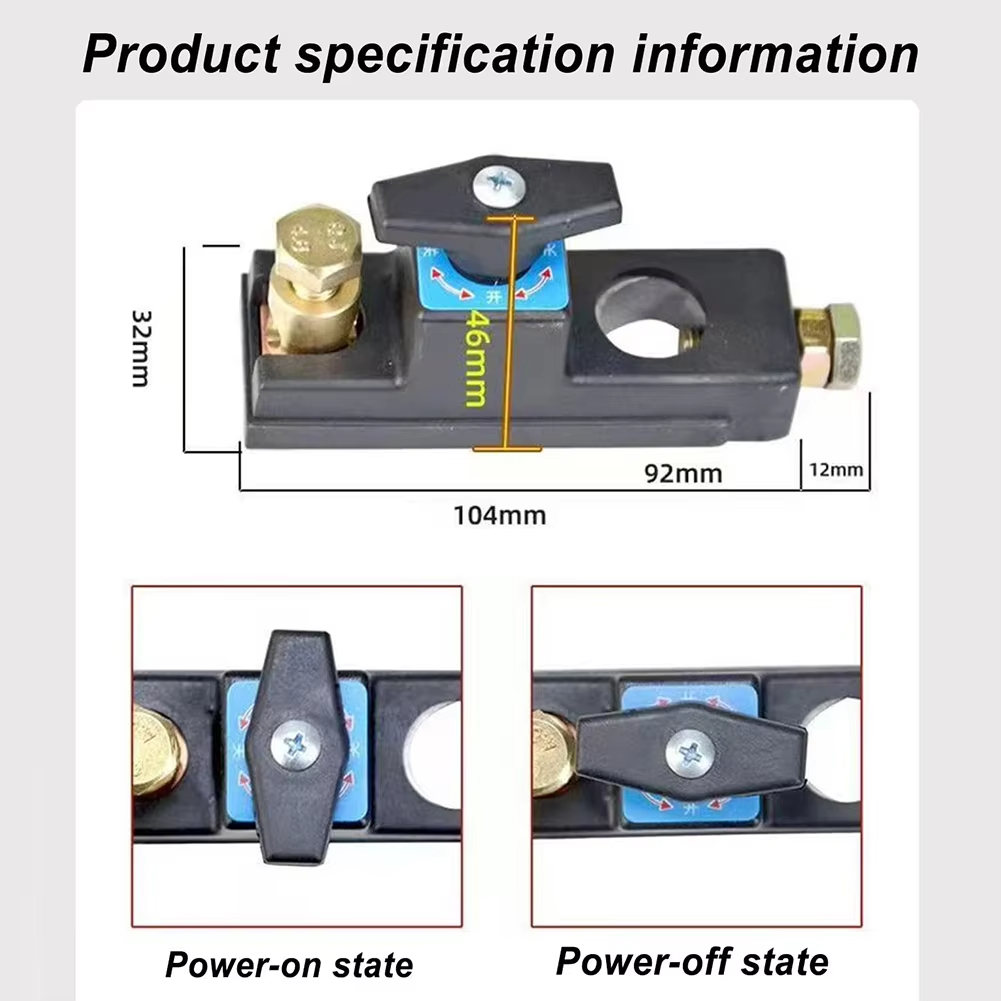 Universal Car Battery Disconnect Switch 12V 24V Battery Terminal Anti ...