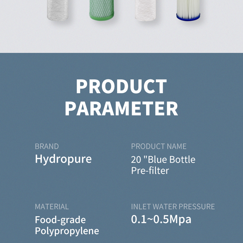 Hydropure 2/3/4 Stages 20 inch Deep Well Water Filter Housing Complete ...