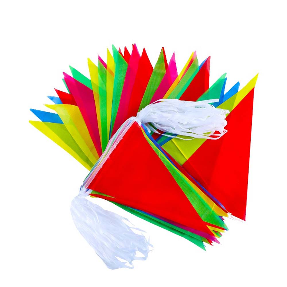 80/100-Meter Banderitas Fiesta Flag Colorful Triangle Flags Party ...