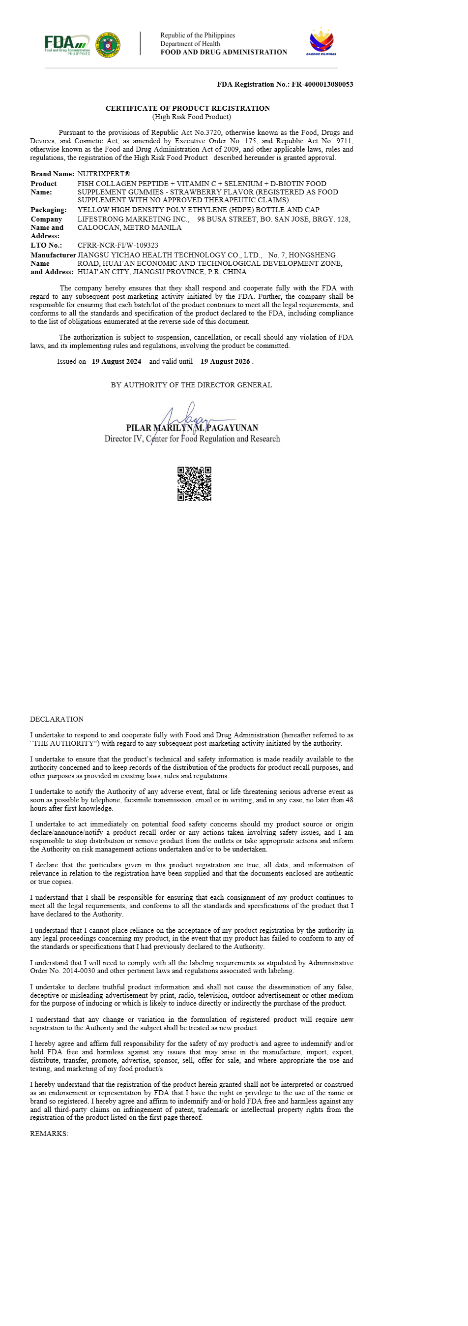 NUTRIXPERT Beauty Brand Collagen Peptide Gummies 30's | Shopee Philippines