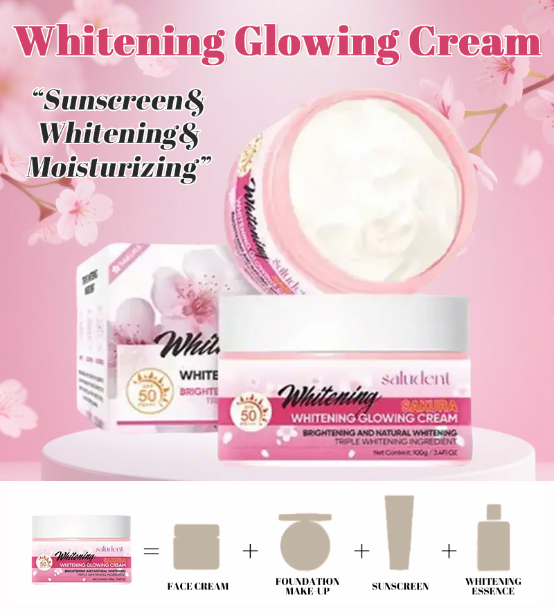 Sakura Whitening Glowing Cream Niacinamide Glutathione Moisturizing ...
