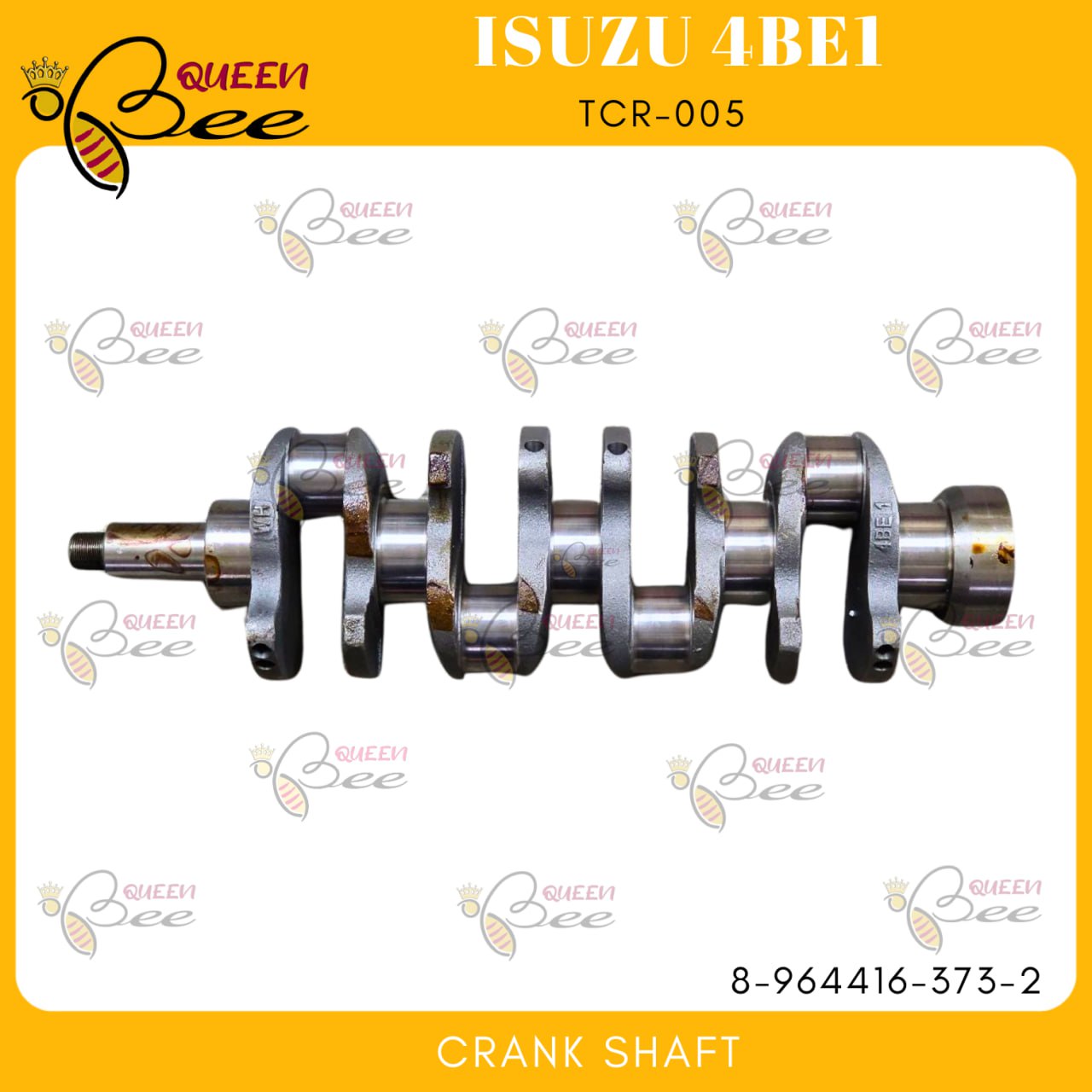 QUEENBEE Isuzu 4BE1 CRANK SHAFT ASSEMBLY TCR-005 8-964416-373-2 ...