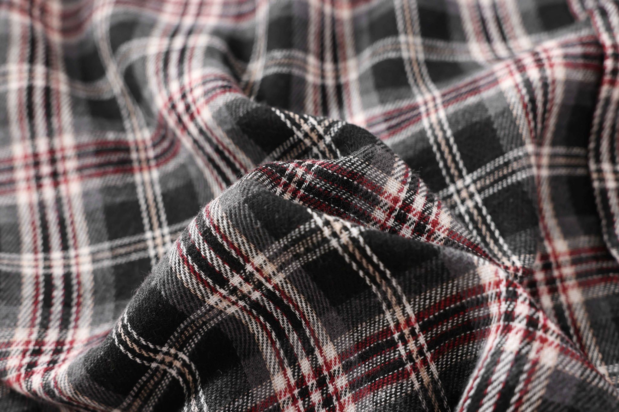 Mannered by HUILISHI LONG SLEEVE Boxy Cropped Polo for Men Plaid ...