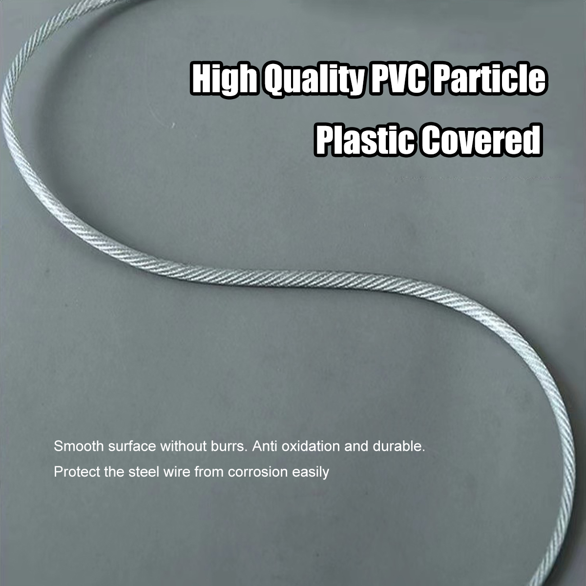 100 Meters Steel Cable 2-8mm Galvanized Steel Wire Rope Cable | Shopee ...