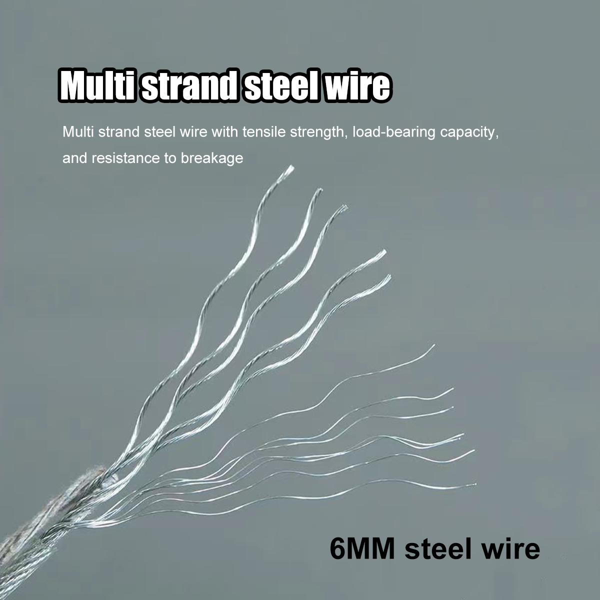 100 Meters Steel Cable 2-8mm Galvanized Steel Wire Rope Cable | Shopee ...