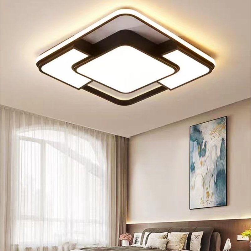 3 Color LED Ceiling Light Ceiling Lamp Chandelier for Bedroom Living ...