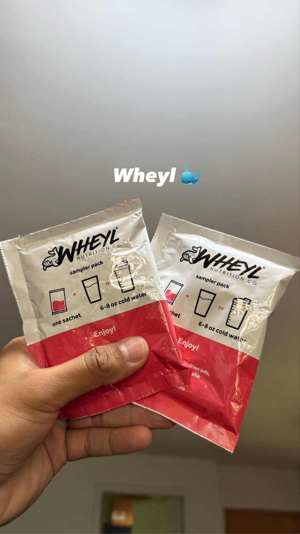WHEYL JUST WHEY SAMPLE PACK WHEY PROTEIN SACHET | Shopee Philippines