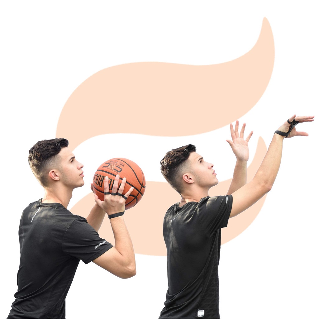 Basketball Shooting Aid Wrist Finger Grip Flexible Finger Trainer ...