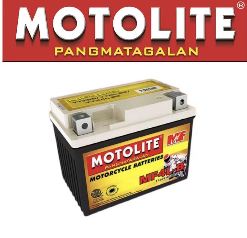 MF4L-B MOTOLITE BATTERY (YTZ5S/YTX4L( MIO I 125| HONDA WAVE | HONDA XRM ...