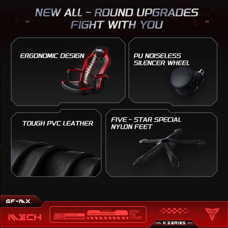 GAMEFORGE Thunder Master Series Ergonomic Office and Gaming Chair ...