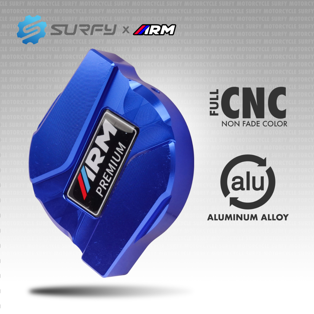 【24H Ship】Arm Gas Tank Cap Cover Aluminum Full CNC Arumi Universal With ...