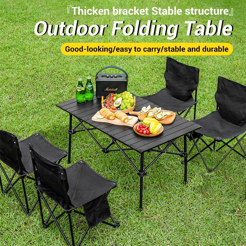 Portable Folding table and chair Camping Chair Family Outdoor Set ...