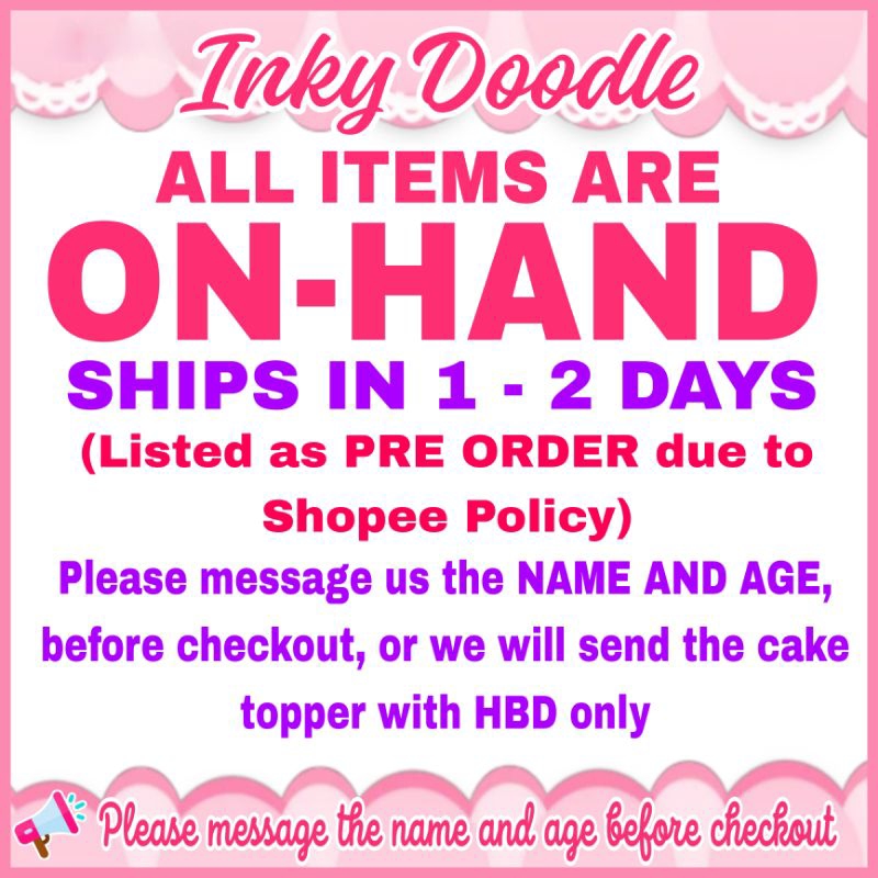 BINI Cake topper / PRINTED/WATERPROOF/ Customized with NAME AND AGE ...