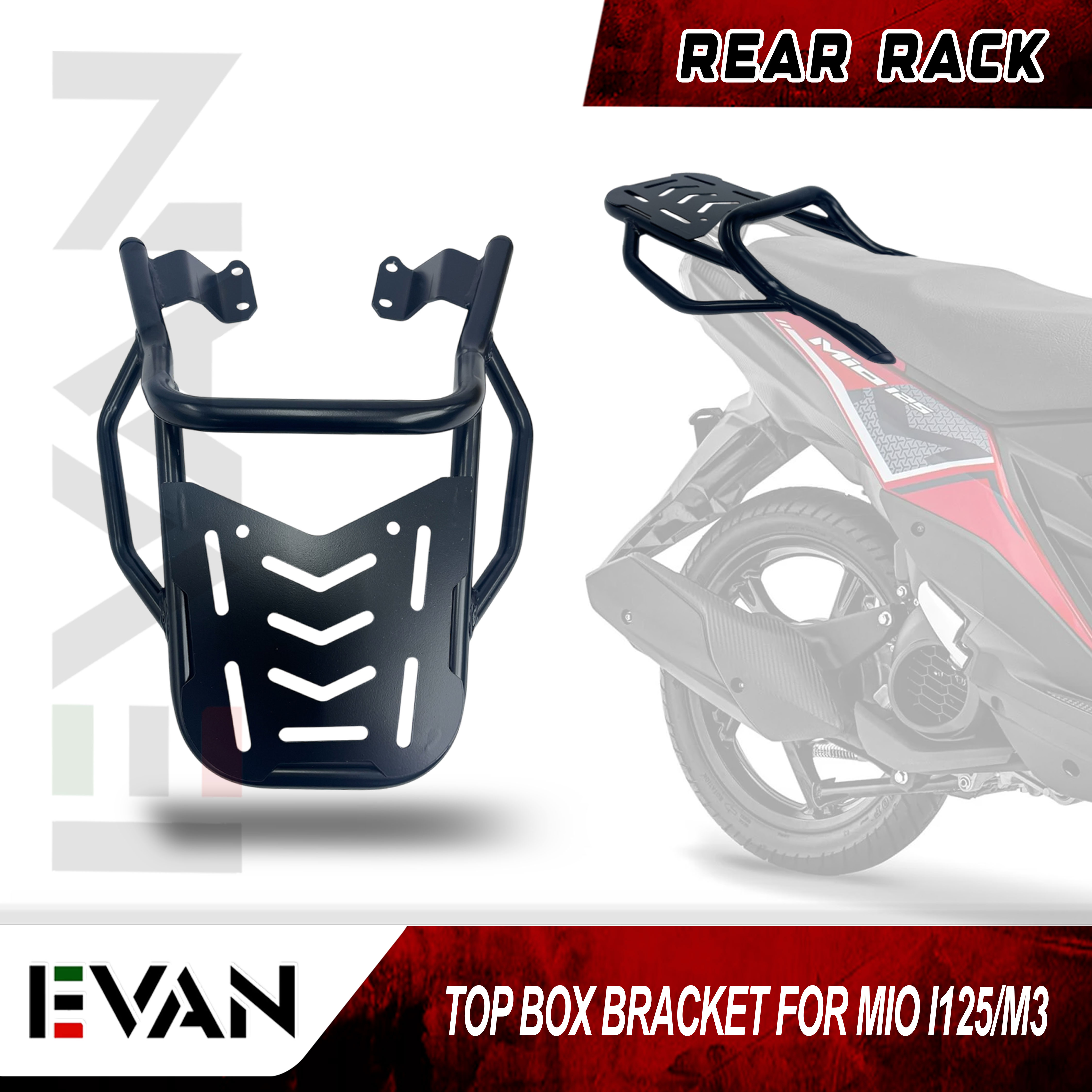EVAN SHOP TOP BOX BRACKET FOR YAMAHA MIO i125 /M3 MOTORCYCLE | Shopee ...