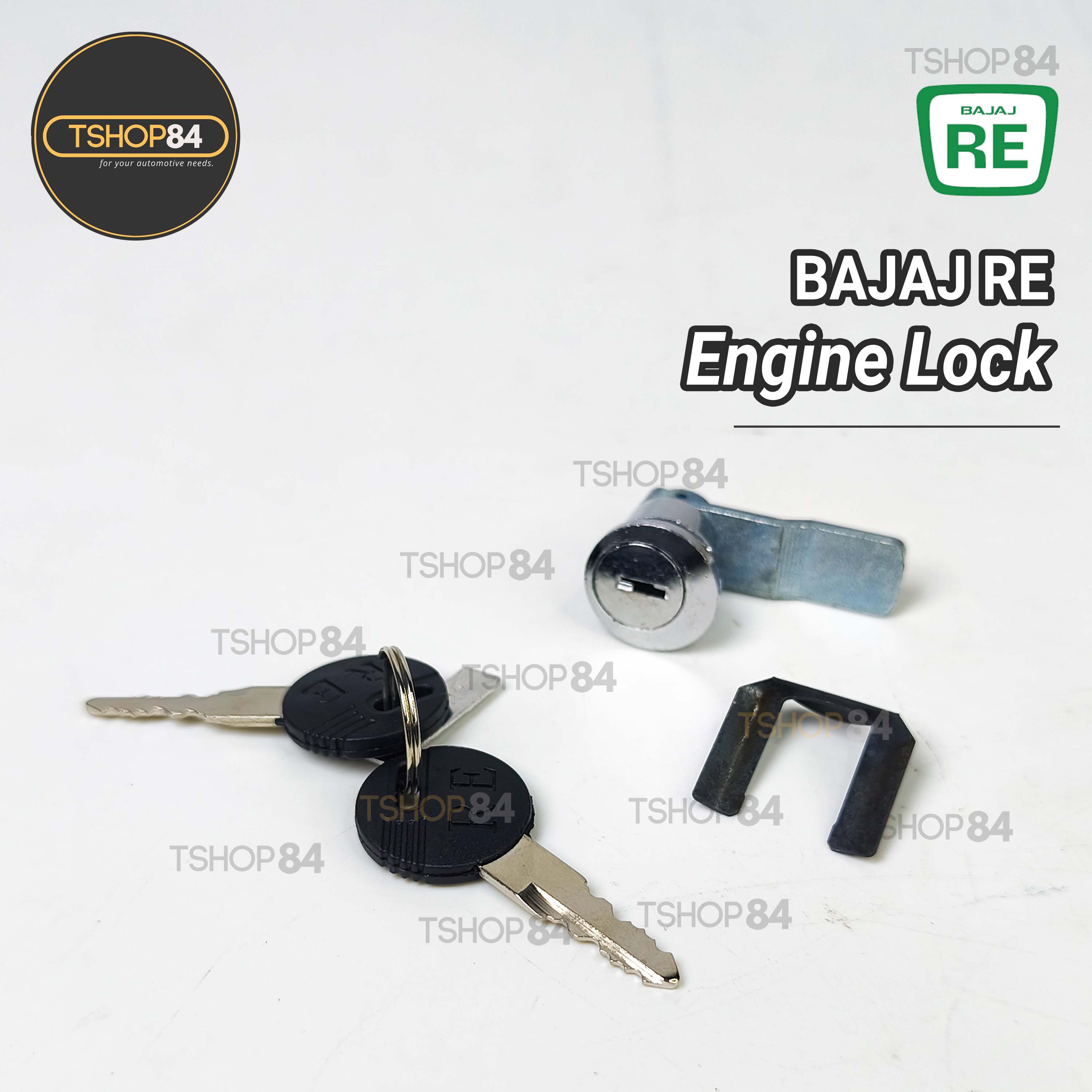 Bajaj RE Engine Lock #221 Tool Box Lock #222 Oil Cover Lock #223 ...