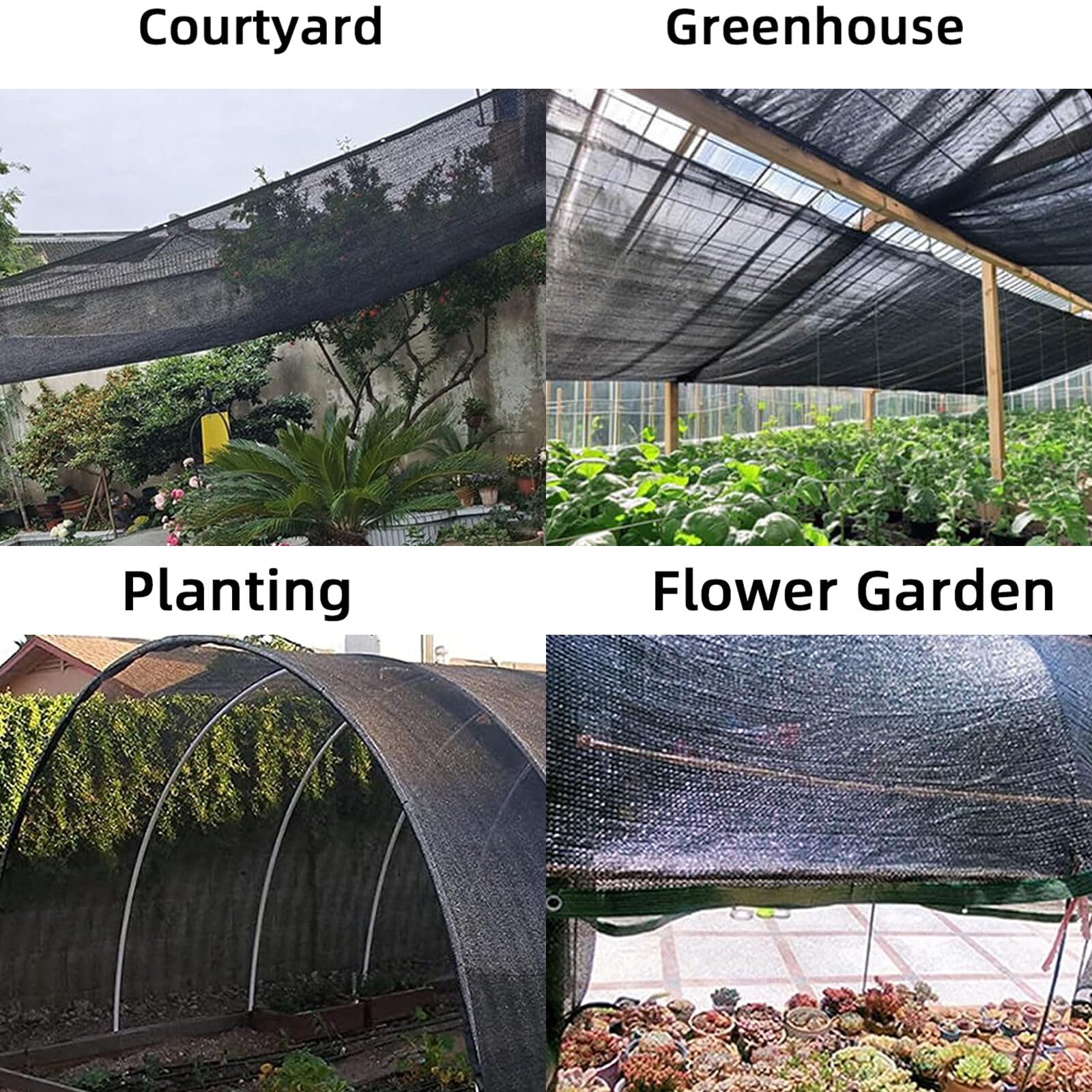 Heavy Duty Roof Sunshade Net Outdoor Sunscreennet Farm Shade Cloth ...