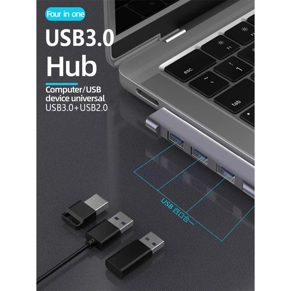 usb wireless 4in1for laptop Portable ultra-thin usb extension usb 3.0 ...