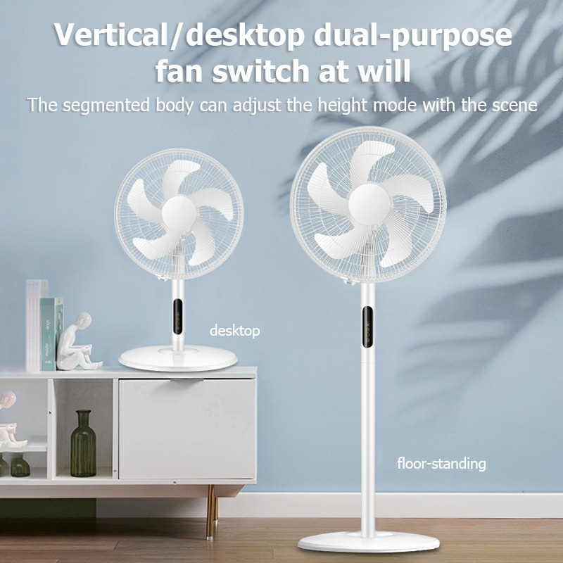 Xiaoma 16 Inch Remote Control Floor Fan 5 Blade Strong Wind electric ...