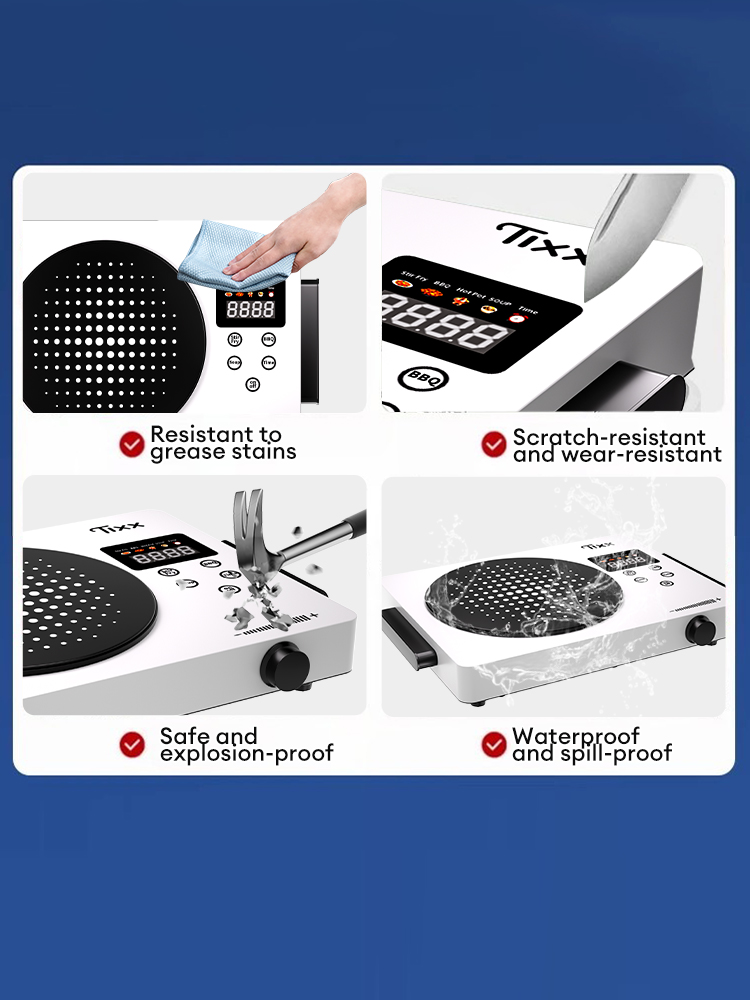 Tixx Electric Ceramic Stove Infrared Induction Cooker Heater Burner ...