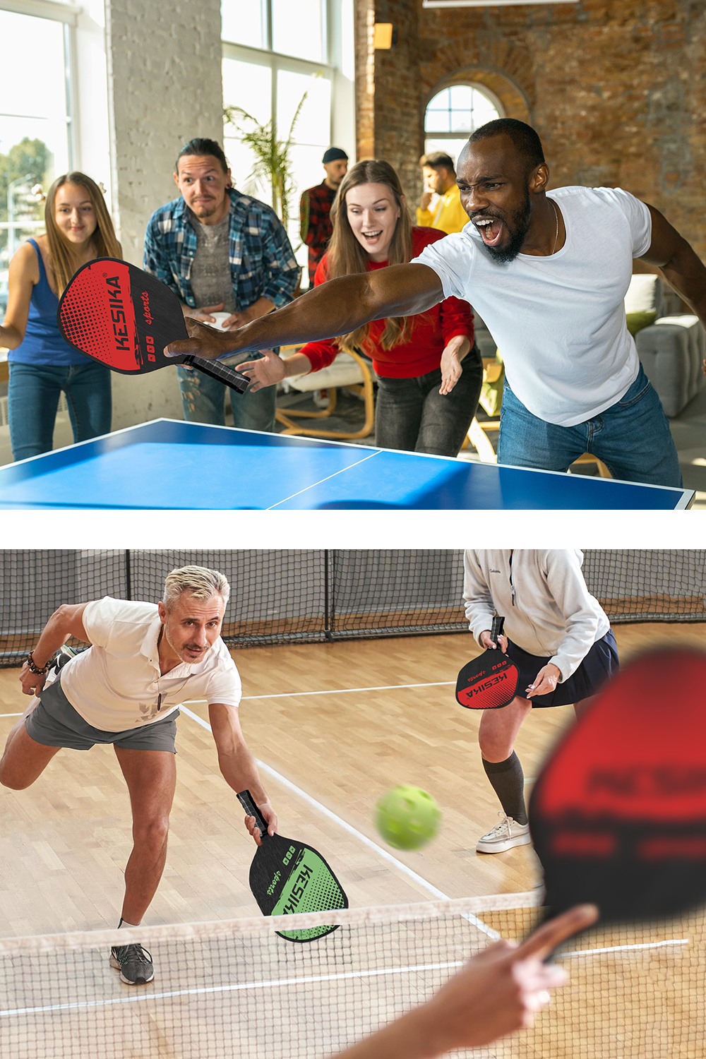 Pickleball Rackets Set Pickleball Paddle Set of 2 Rackets and 4 ...