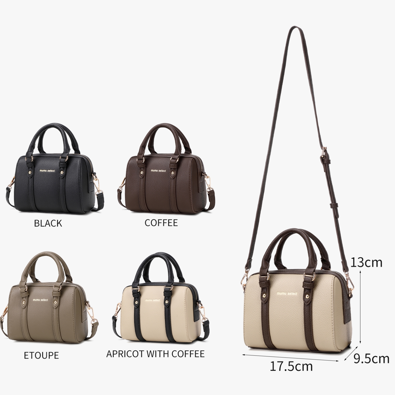 【Mumu Select】M212 Cute Quality Small Women PU Leather Sling Bag ...
