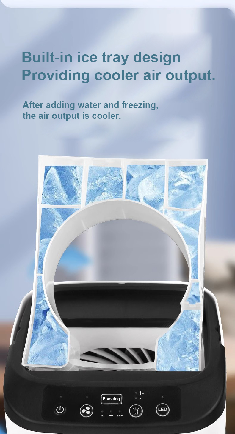 TIXX Air Cooler humidifier Desktop Fan USB Mini Portable Aircons fan ...