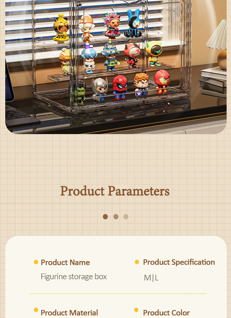 Acrylic Display Case Boxes Stackable Storage Organizer for Popmart ...