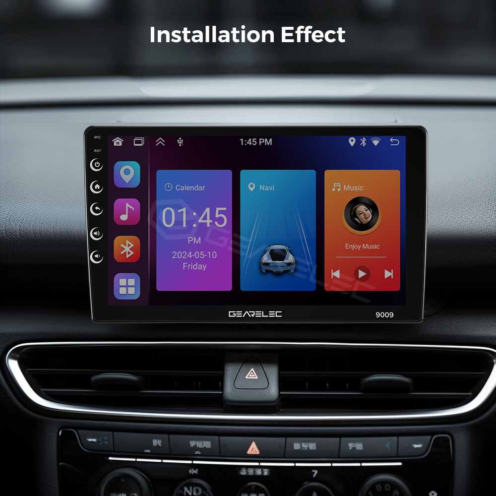 GEARELEC 7/9/10 Inch Android Head Unit Touch Screen Car Stereo With GPS ...