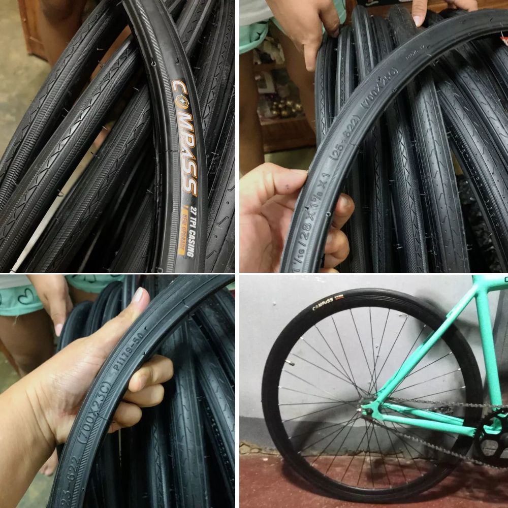 COMPASS Road Bike Tire 700*23/25/28/35/38c 700c Non-slip Ultralight ...
