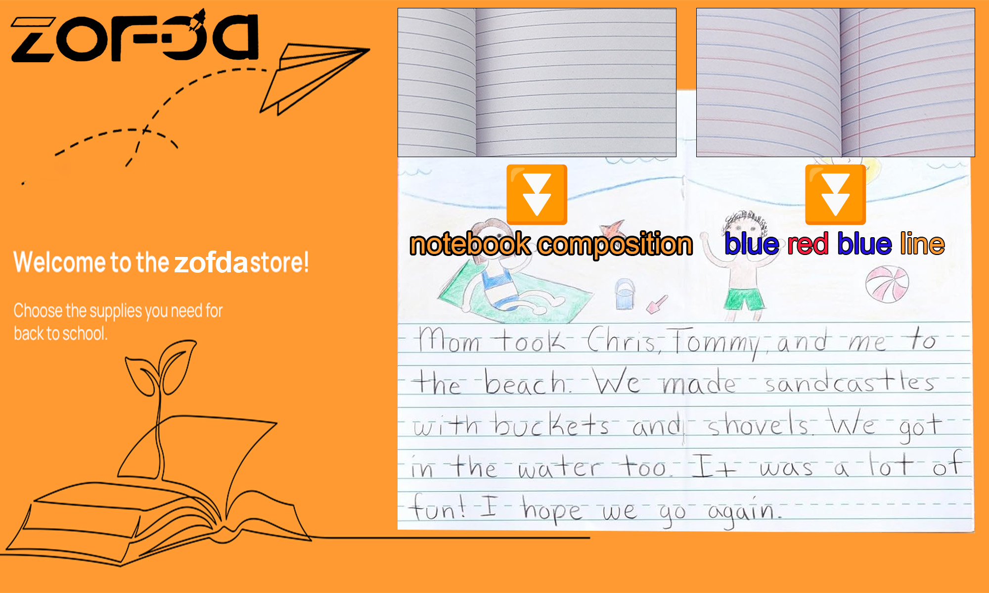 80 Leaves 10PCS Writing Notebook Compo/Spiral/Yarn Notebook Neon Random ...