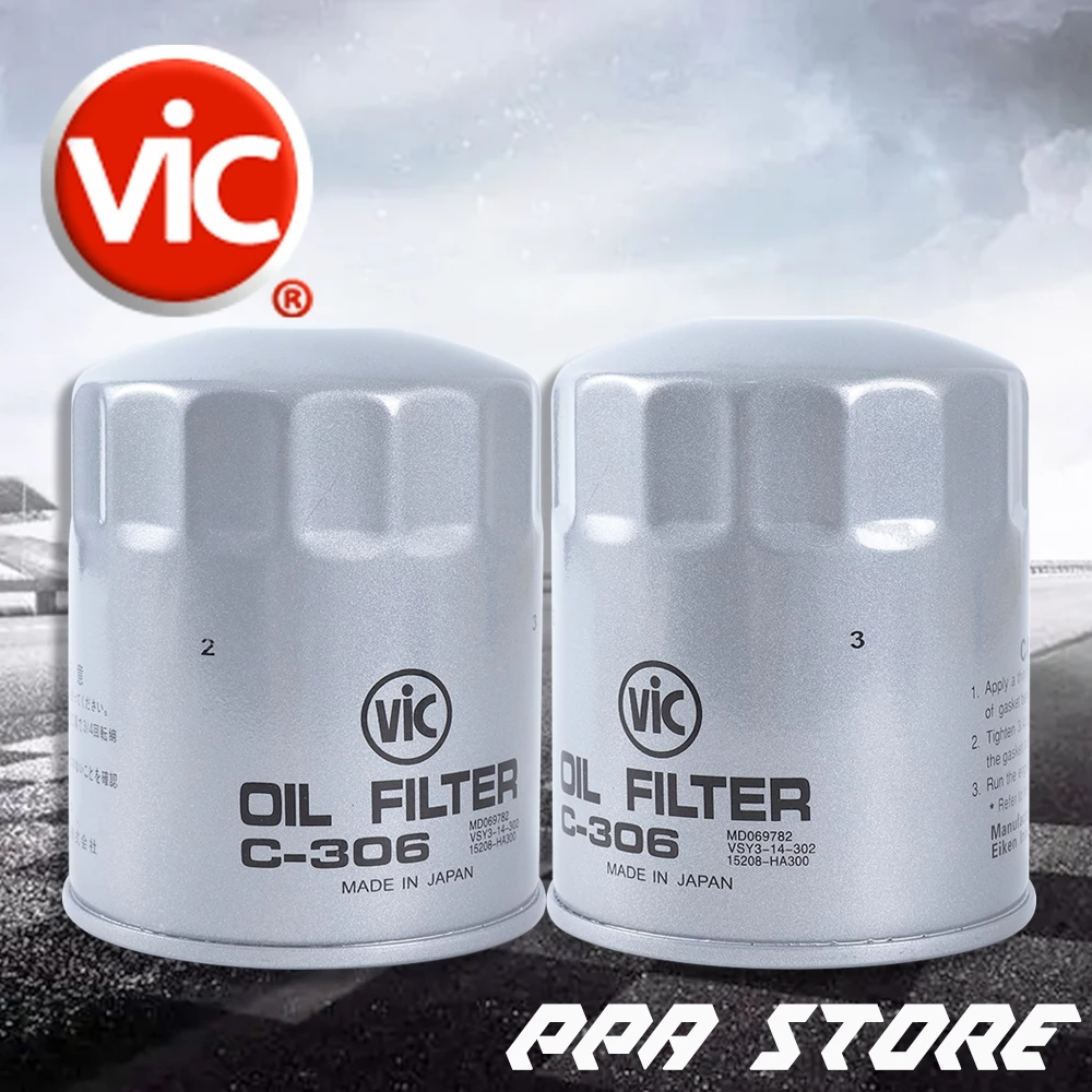 【Original】VIC Oil Filter C-306 Original Made In Japan For MITSUBISHI ...