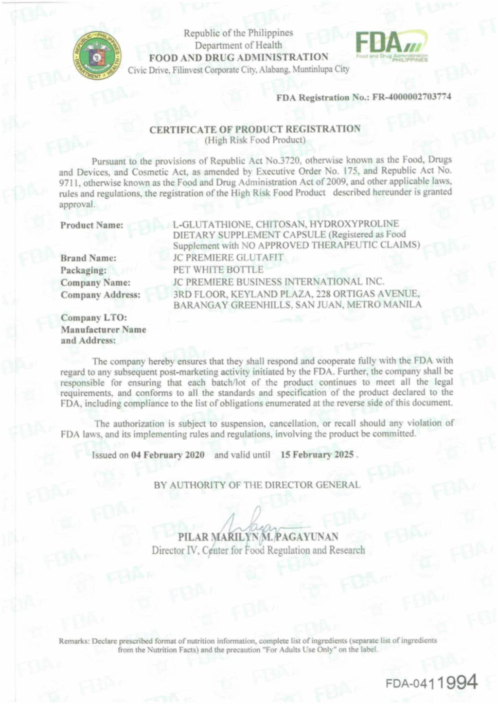 Omnifit Dietary Supplement Chitosan, Inulin Fibre 30capsules by JC ...