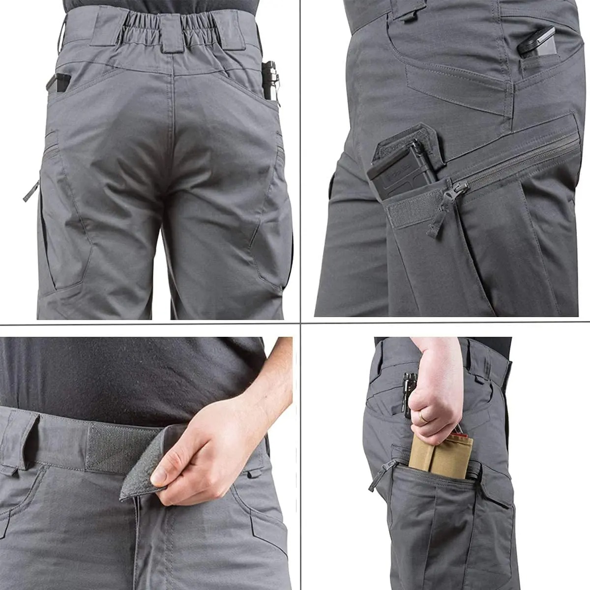 IX7 Men Summer Waterproof Cargo Tactical Shorts Outdoor Quick Dry Pants ...