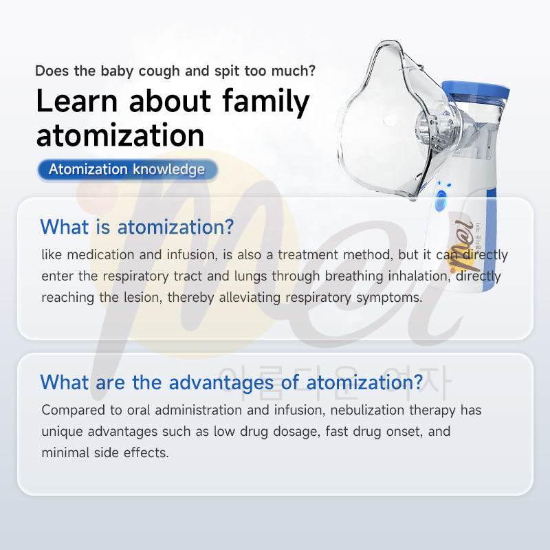 MCI Portable Nebulizer Rechargeable Handheld Asthma Inhaler Ultrasonic ...