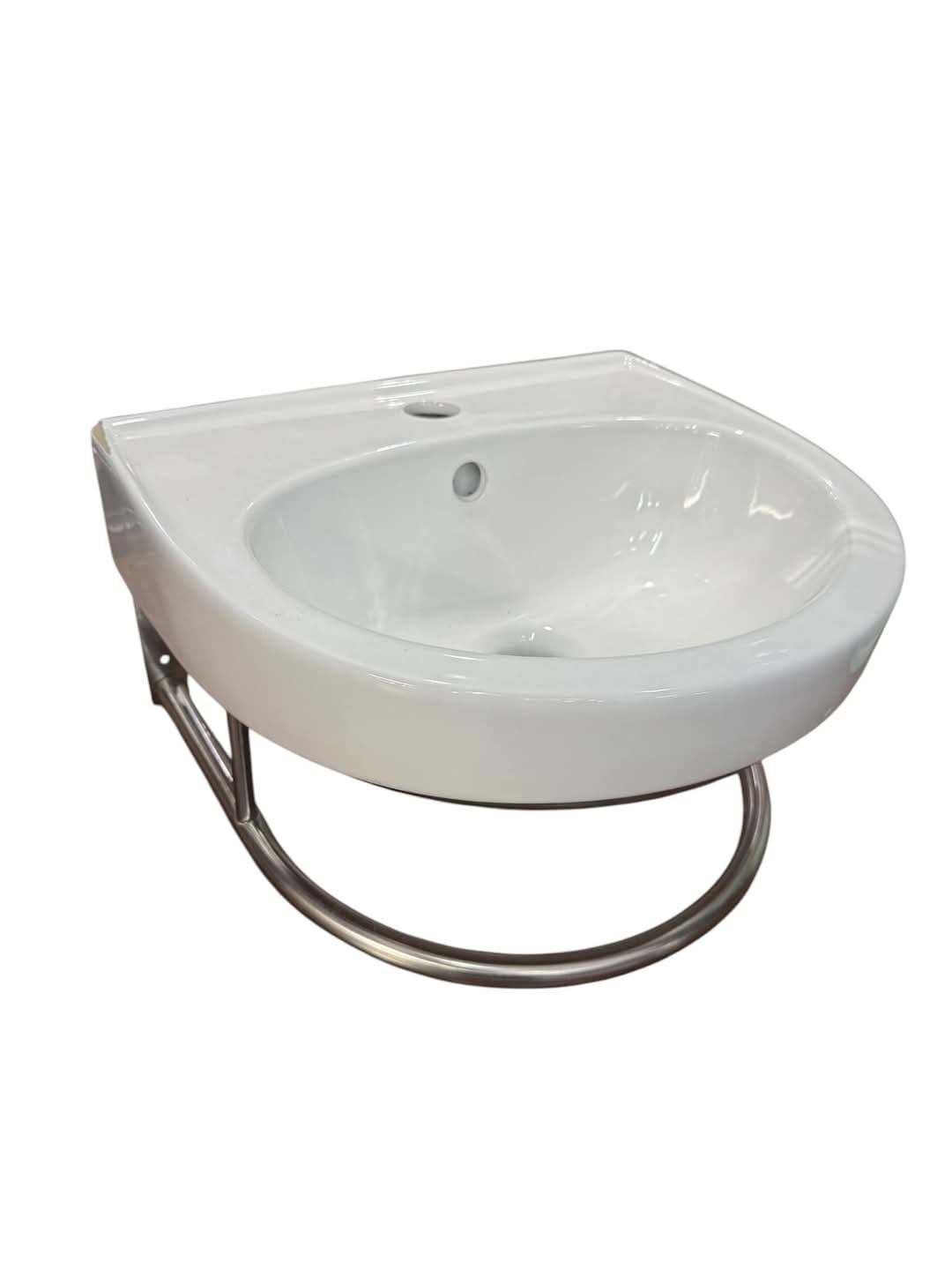 Soho Ceramic Wall hung Lavatory / Bathroom Sink wall hung Corner ...