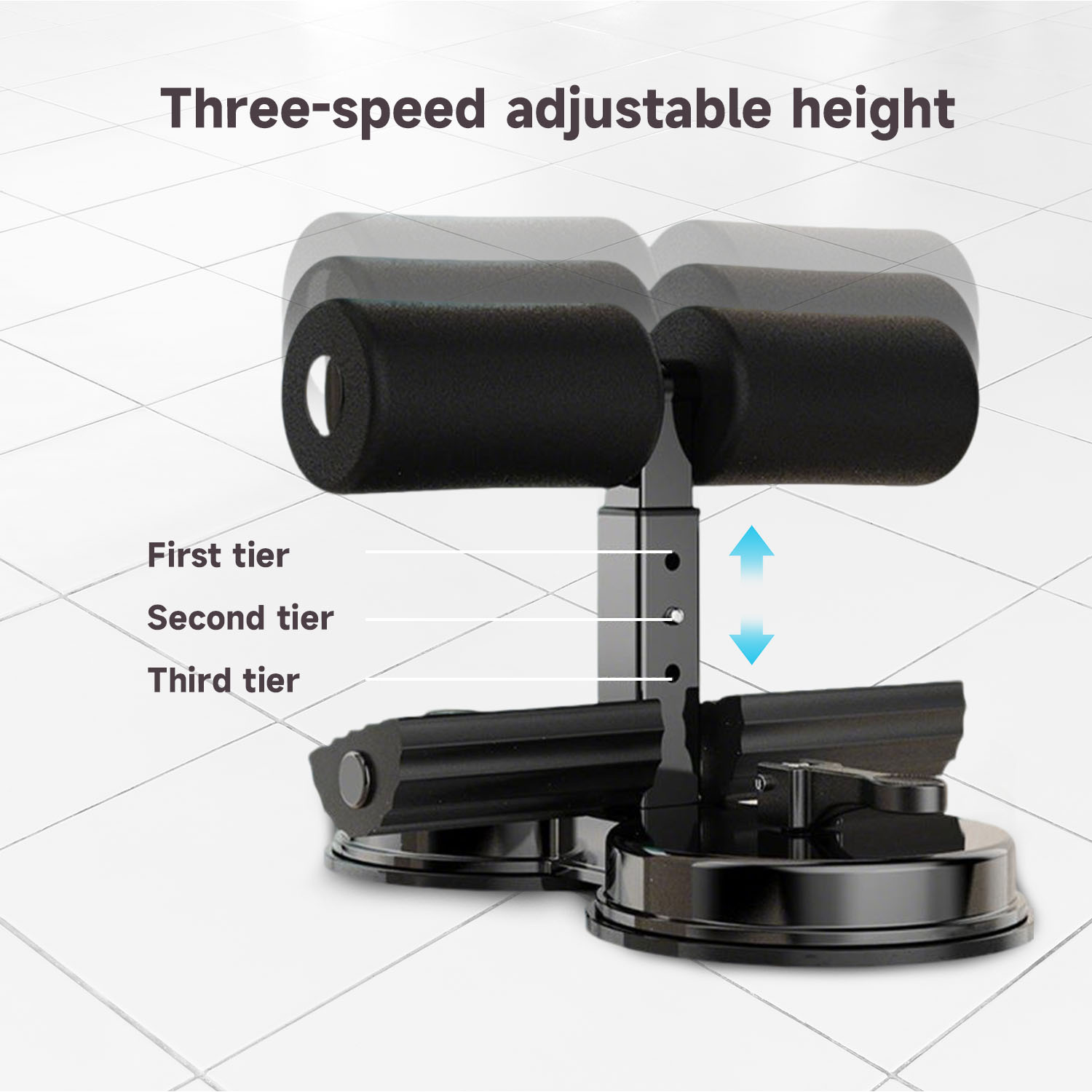 Self Suction Sit up Design Sit Ups Assistant Home Gym Double Suction ...