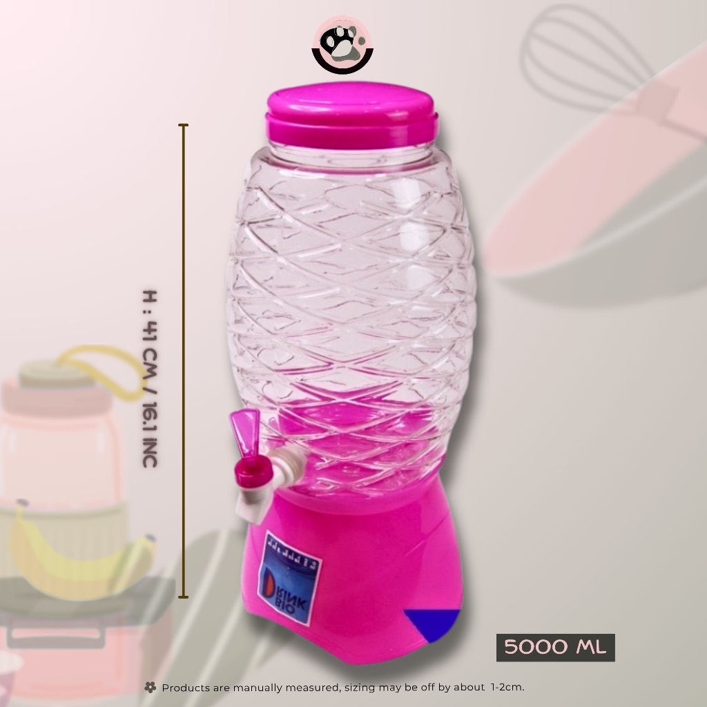 MOORI Bio Drink Transparent Style 5-Liter Water Jug Container | Shopee ...