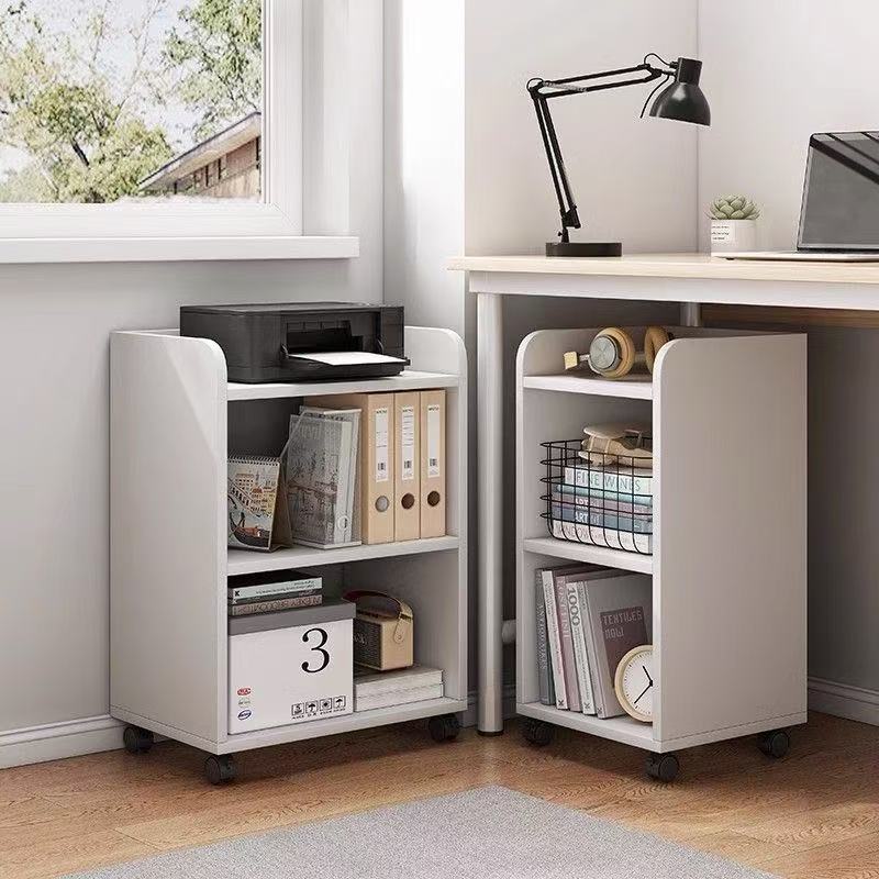 Book shelf organizer table book shelf under table shelf movable desk ...