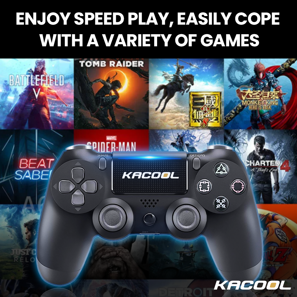 KACOOL P4 Wireless Gaming Controller - Dual Vibration, Gyroscope ...