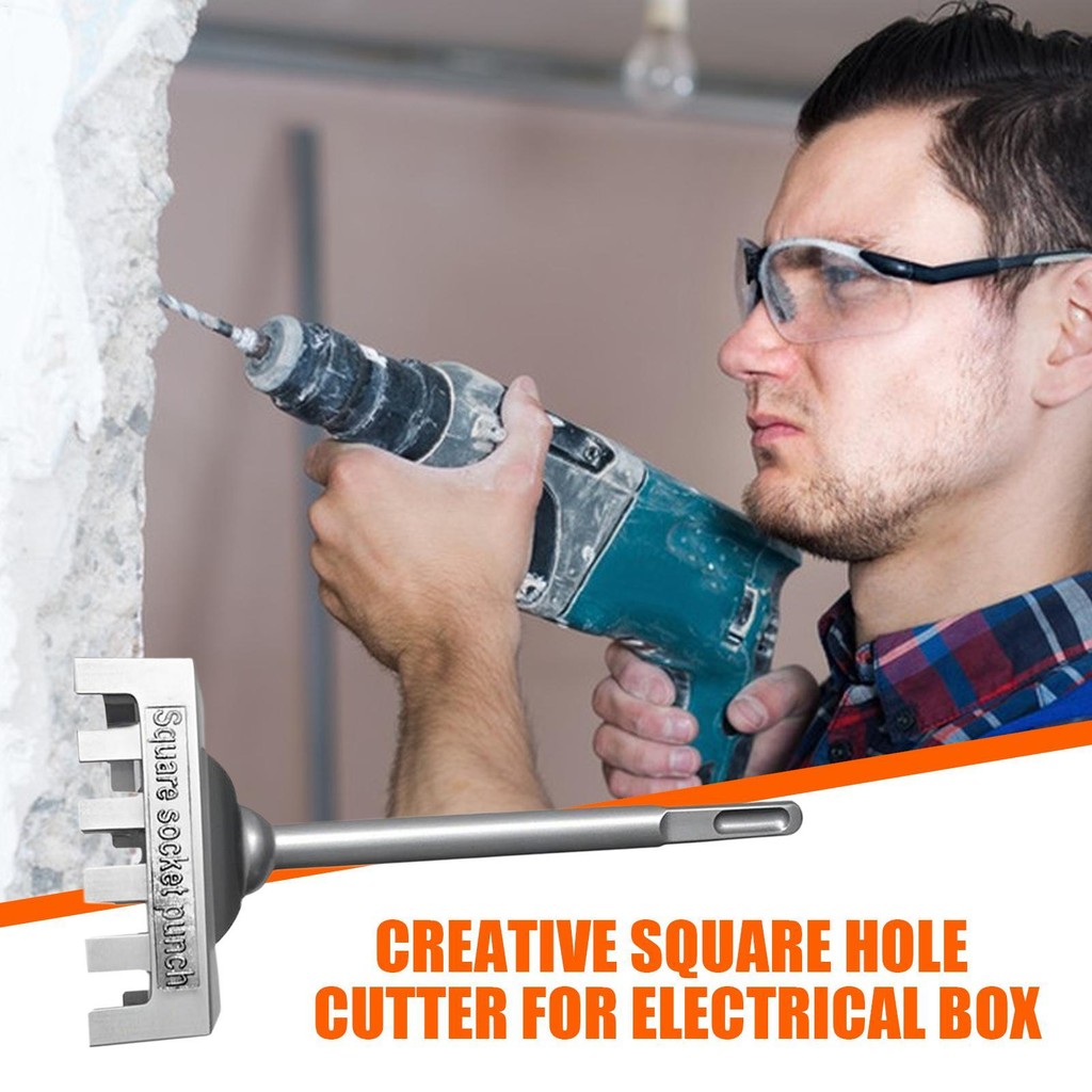 Portable Square Hole Puncher Multifunctional Junction Box Concrete ...