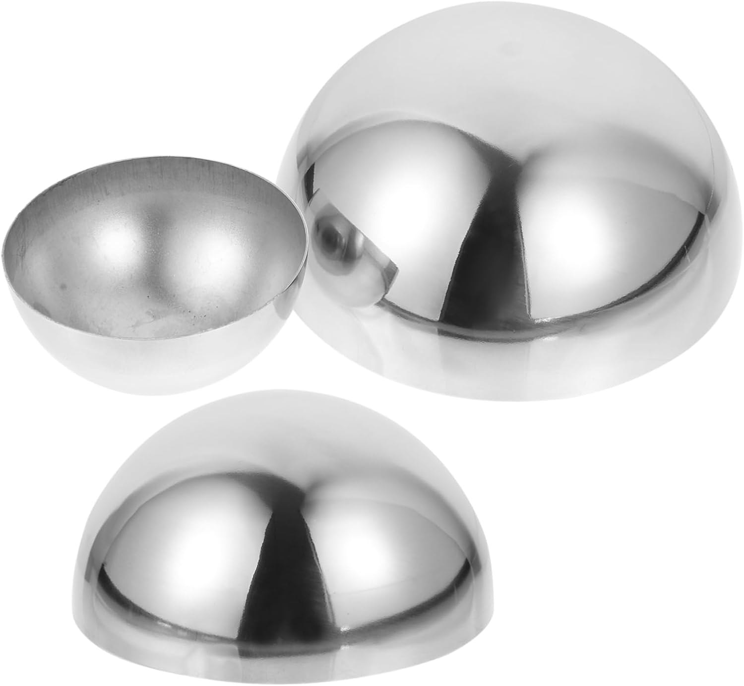 Half Sphere 304 Stainless Steel Mirror Polished Round Hollow Ball ...