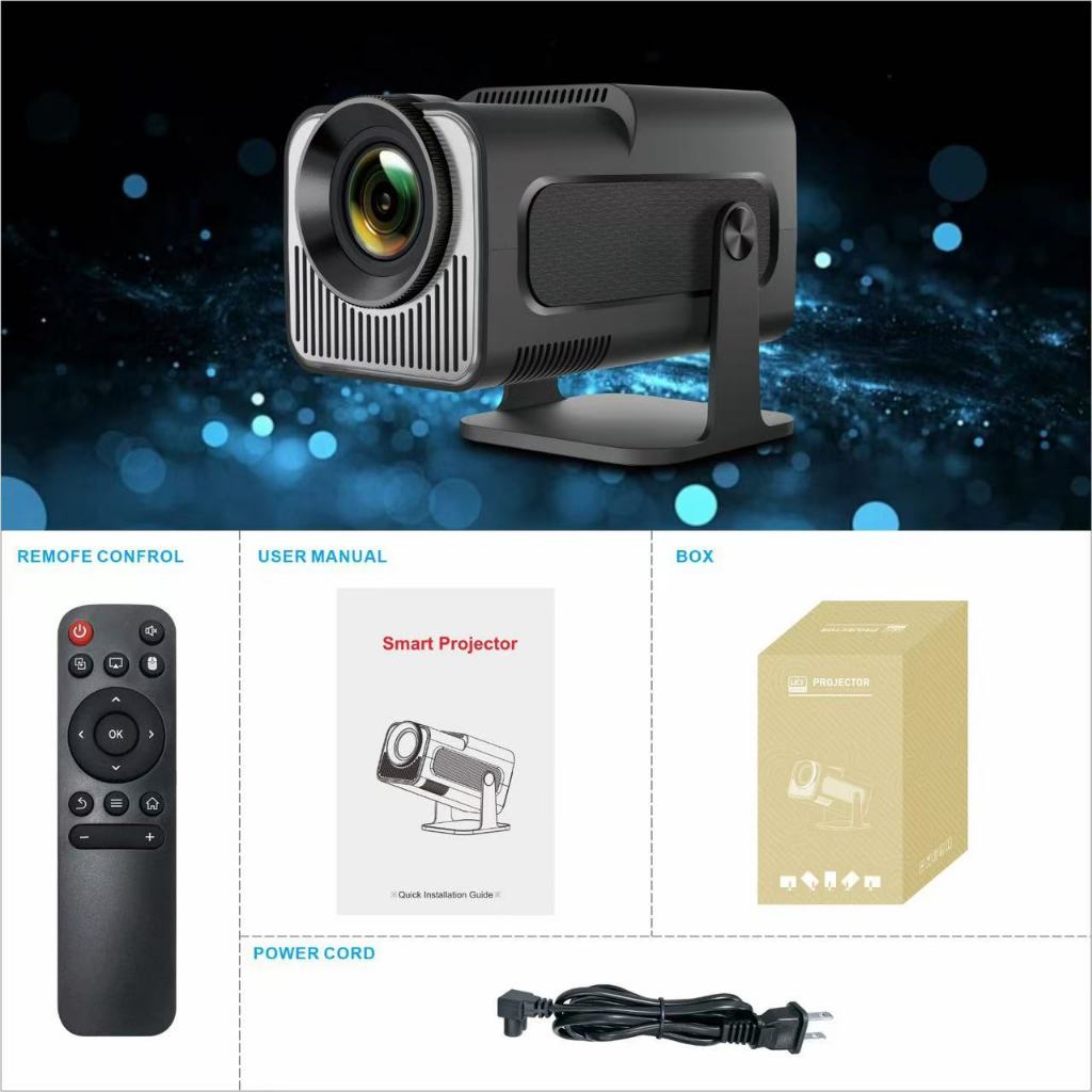 Monoz HY320 1080P Smart Projector | Android 11 | 300 ANSI | WiFi 6 ...