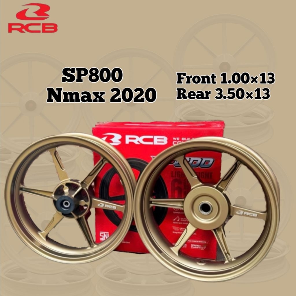 RCB SP800 SPORT Rim Mags For Click 125/150, Mio/Ego Lc, Nmax2020, Pcx ...